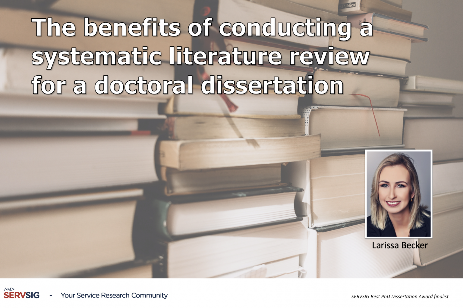 The benefits of conducting a systematic literature review for a ...